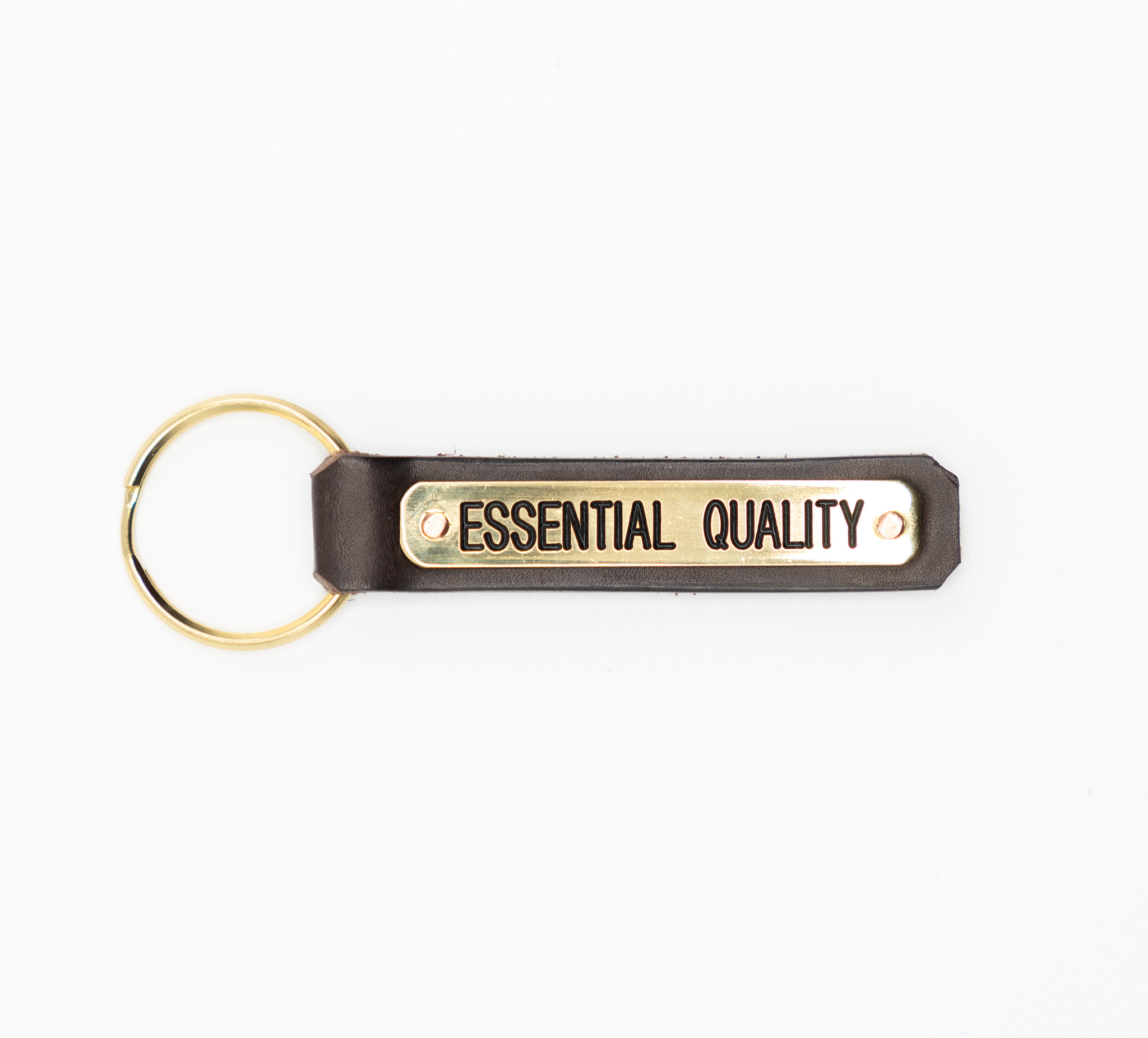 Leather Nameplate Keychain – Godolphin America